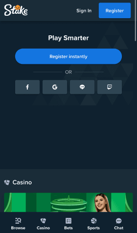 Stake Login - Casino / Sport - Registration Bonus Kenya